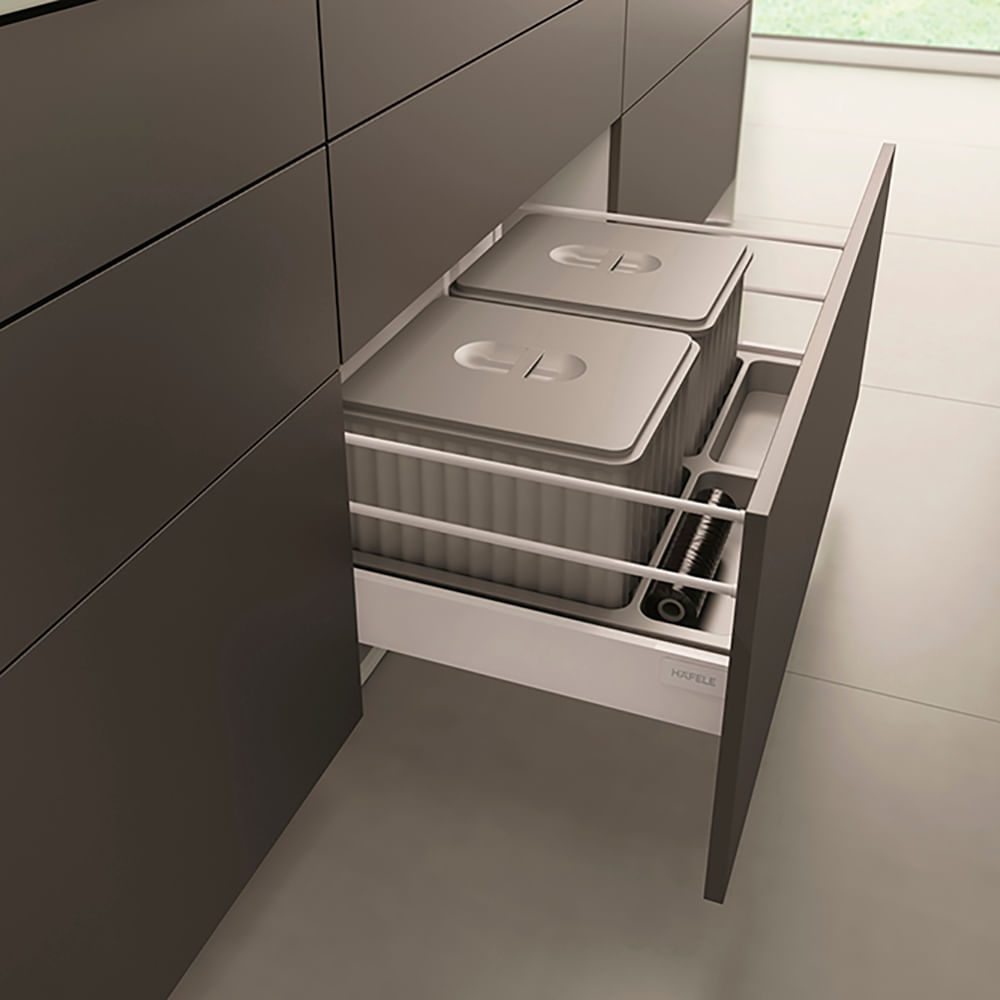 Gaveta Metálica Alta (35 Kg) 199 x 450mm Alto Drawer com Slowmotion ...