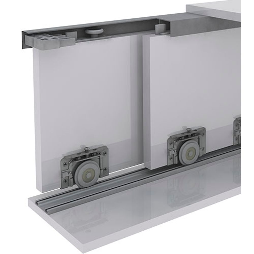 Sistema Deslizante RO 62 (60 Kg) com Guia Inteligente 4025 Sobreposto ...