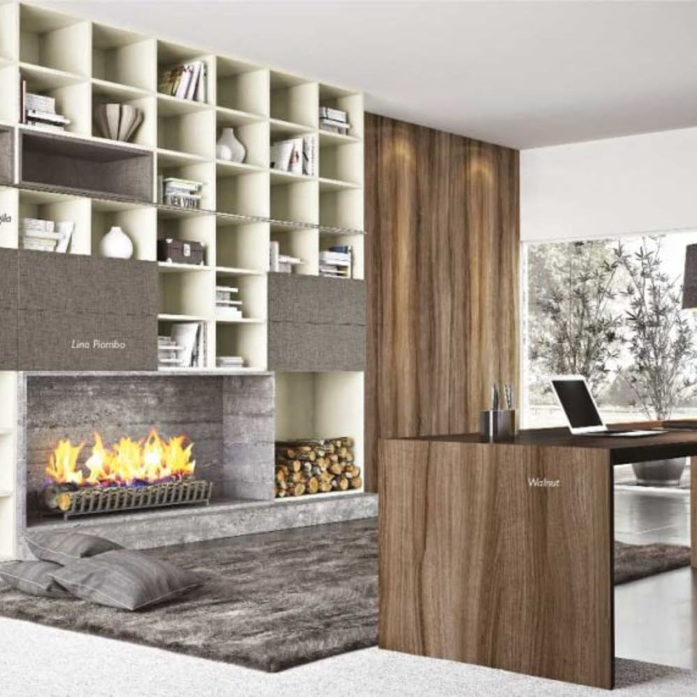 MDF BP Chess Walnut 02 Faces 2.750 x 1.850 x 18mm Arauco - Gasometro