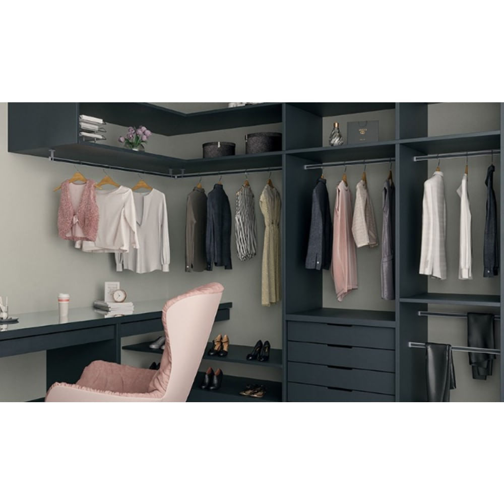 Bastão Cabide Vesto RM-282 28x12mm Barra com 03 Metros Supra Natural ...