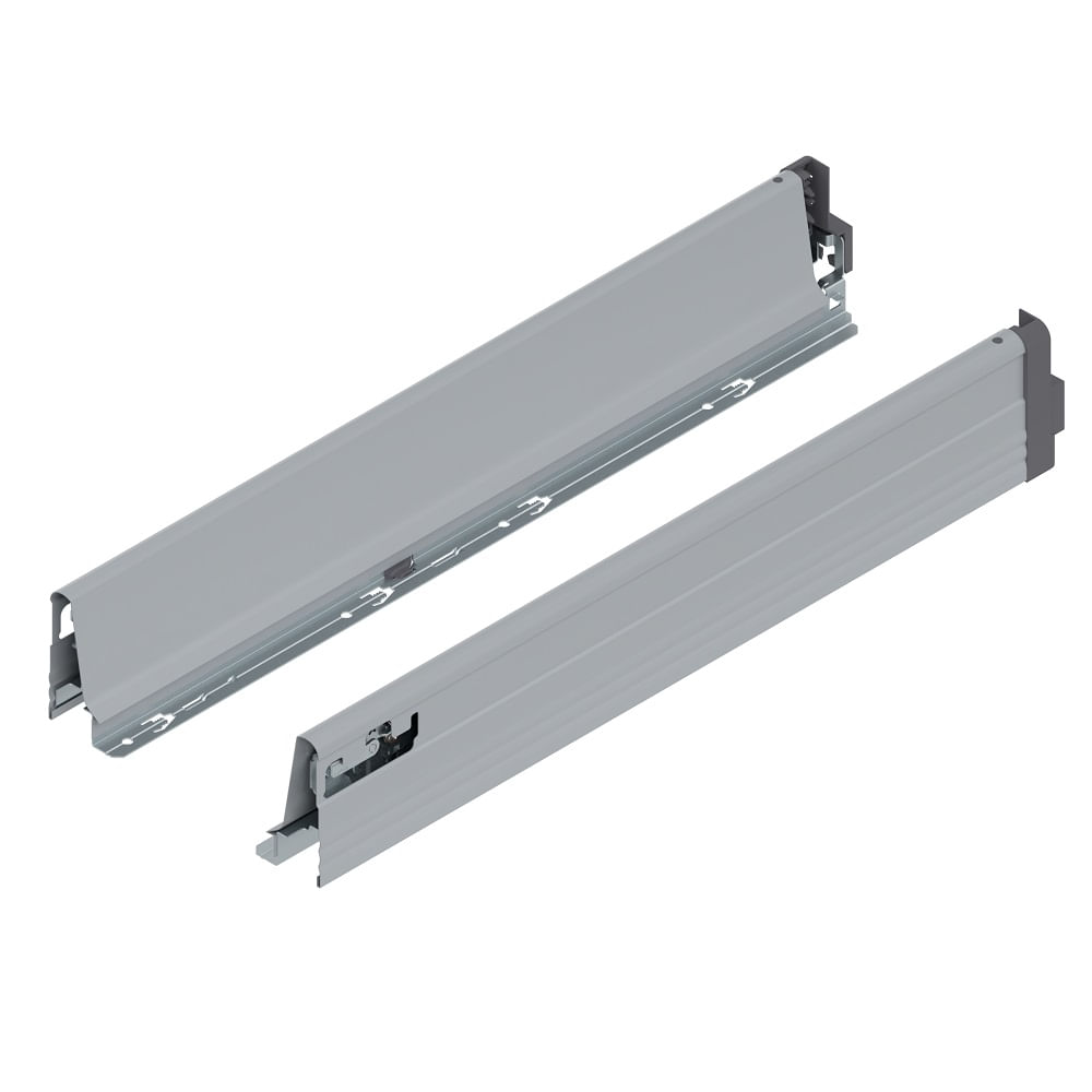Gaveta Metálica Baixa (30 Kg) 96,5 x 500mm Tandembox Plus com Blumotion Cinza Blum - Gasometro