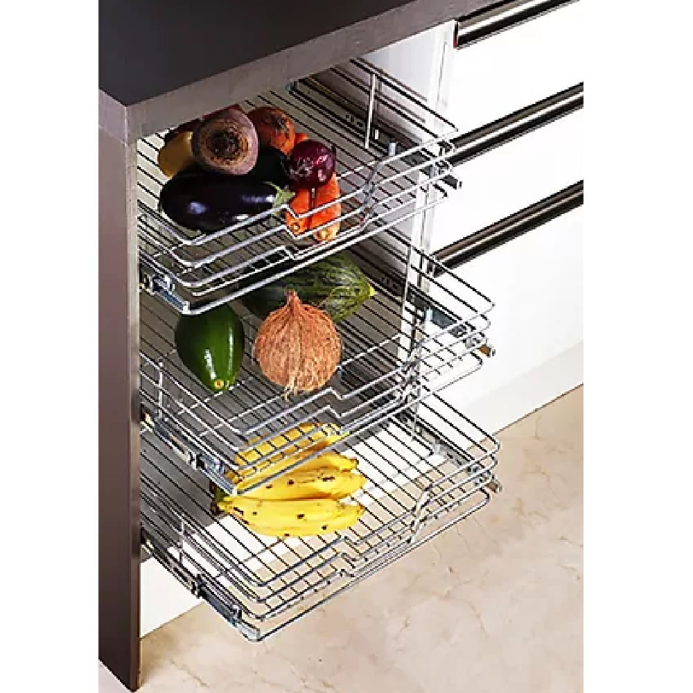 Gaveta Fruteira Aramada 3381 Deslizante 470x110x450mm Inox Jomer ...