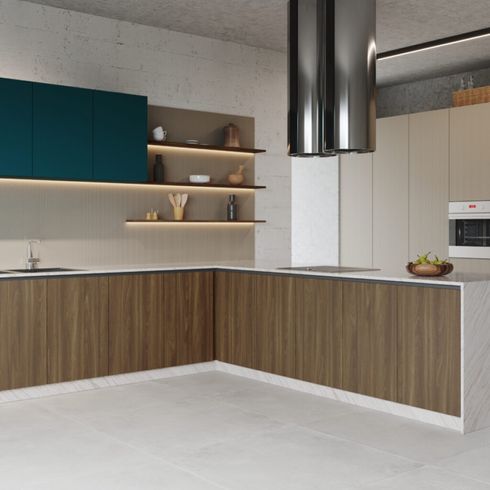 MDF BP Misto Matt Oceano/Branco 2.750 x 1.850 x 06mm Arauco - Gasometro