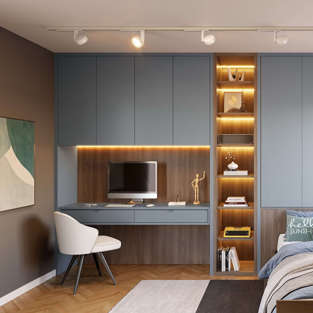 MDF BP Colors Azul Ardósia 02 Faces 2.750 x 1.850 x 06mm Guararapes ...