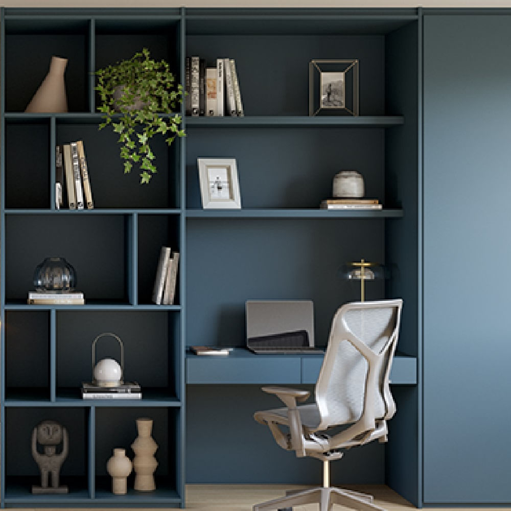 MDF BP 02 Faces Essencial Azul Profundo 2.750 x 1.850 x 15mm Duratex ...